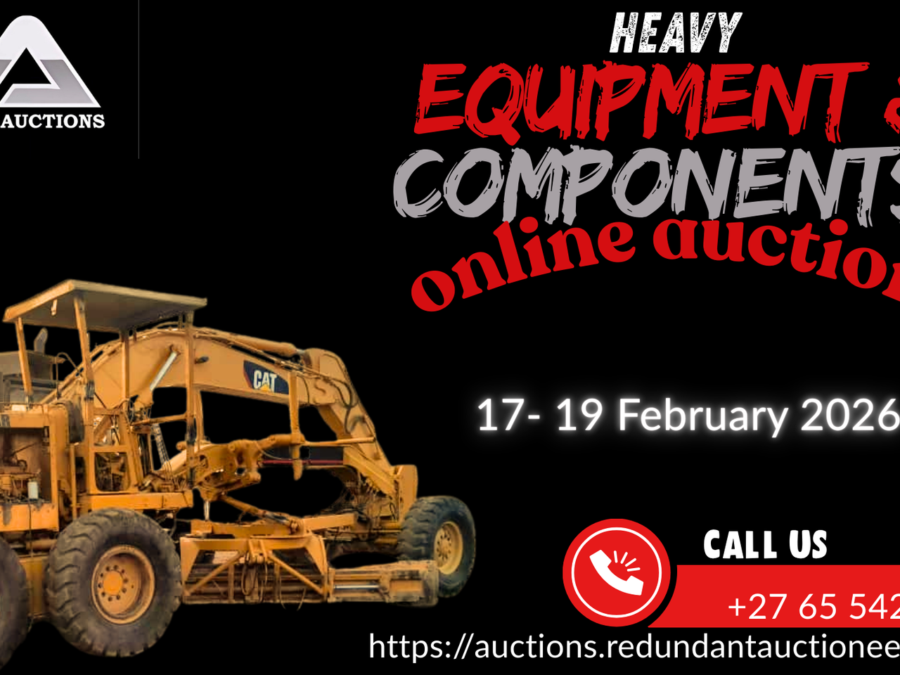 HEAVY EQUIPMENT AND COMPONENTS | Redundant Auctions