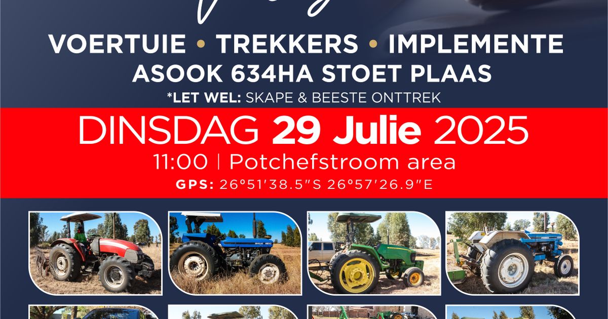 STAAK BOERDERY VEILING | SwiftVEE | South Africa’s Leading Online ...