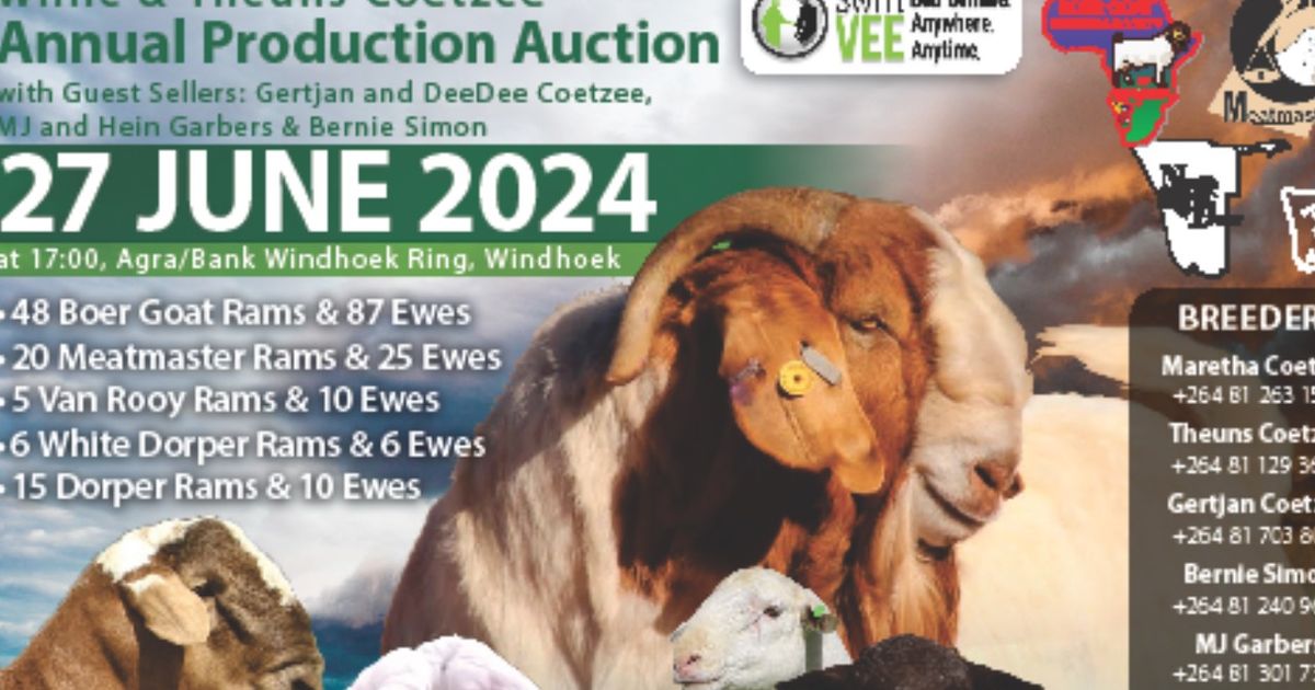 WILLIE & THEUNS COETZEE PRODUCTION AUCTION | SwiftVEE | South Africa’s ...