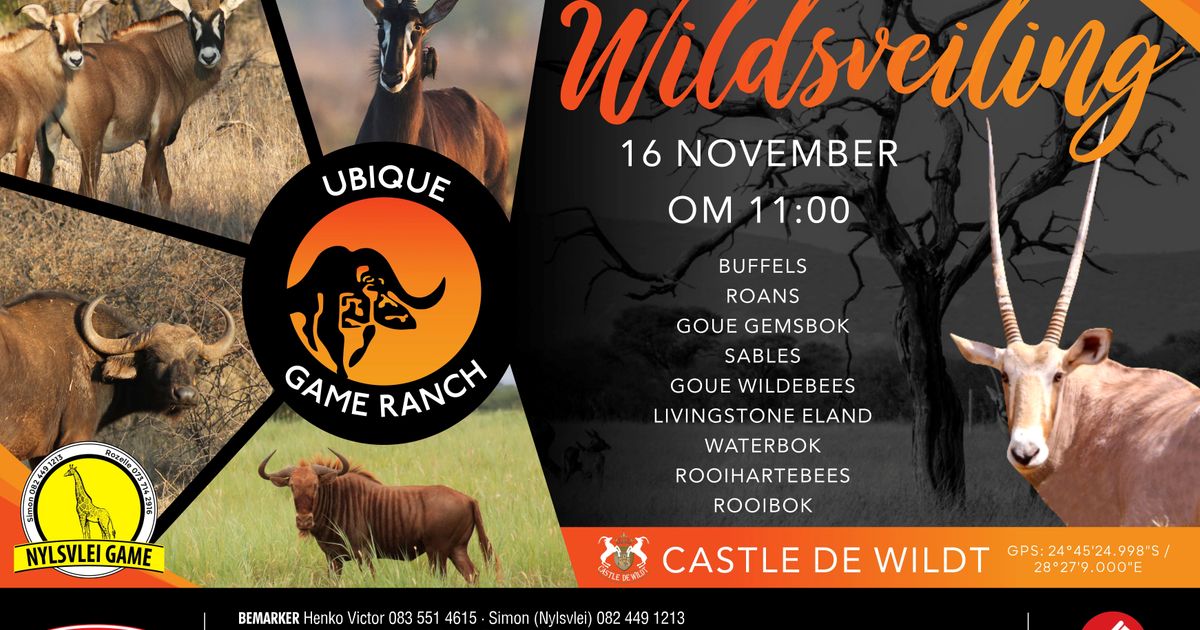 UBIQUE GAME RANCH WILDSVEILING | SwiftVEE | Livestock & Cattle Webcast ...
