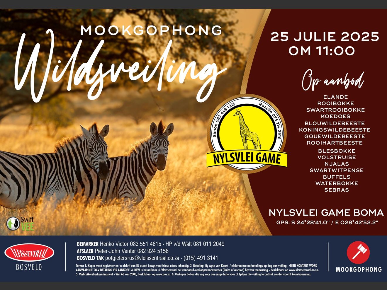 Lot 1A. | NYLSVLEI GAME TRADERS WILDSVEILING | SwiftVEE | Livestock ...