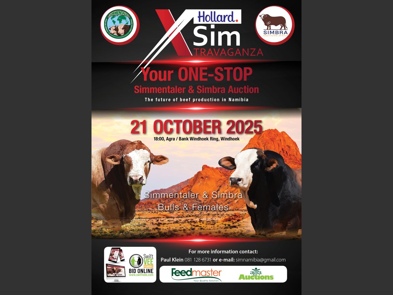 HOLLARD SIM XTRAVAGANZA AUCTION | SwiftVEE | Livestock & Cattle Webcast ...