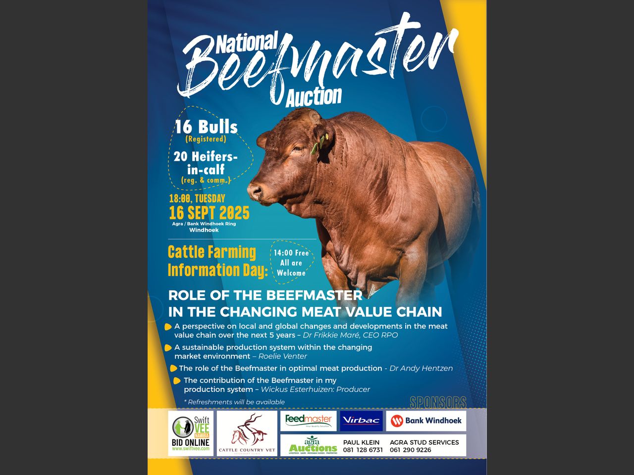 NATIONAL BEEFMASTER AUCTION | SwiftVEE | South Africa’s Leading Online ...